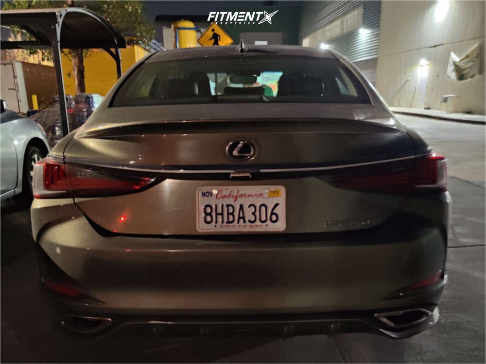 2019 Lexus ES350 Ultra Luxury with 18x8.5 Anovia Carrier and Continental 235x45 on Stock ...