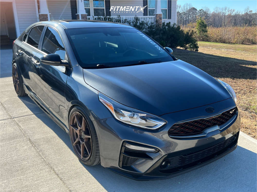 2021 Kia Forte GT with 18x8.5 Enkei Tfr and Bridgestone 235x40 on ...
