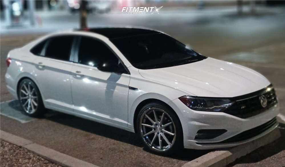 2019 Volkswagen Jetta R-Line with 19x8.5 Ferrada Fr4 and Nitto 245x35 ...