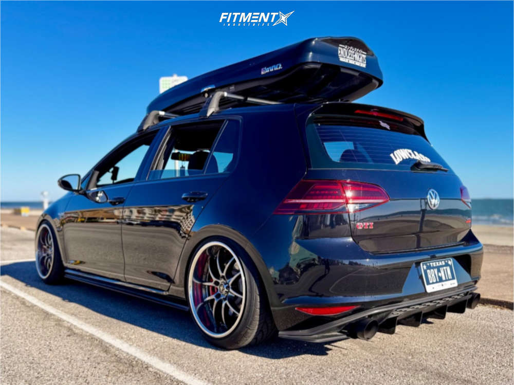 2017 Volkswagen GTI Sport with 18x9.5 Work Vs-ss and Nitto 225x40 on ...