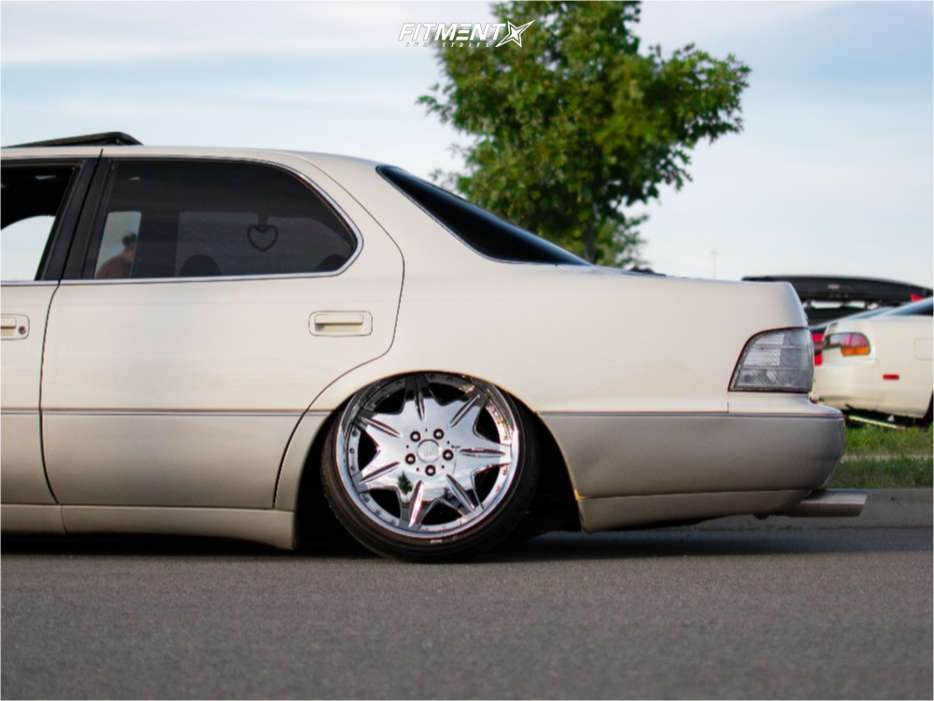 1993 Lexus LS400 Base with 19x10 Work Ls207 and Zeta 215x35 on ...