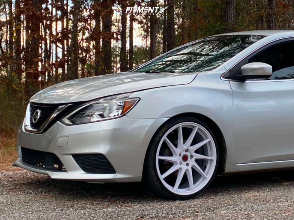 2019 Nissan Sentra SV with 20x8 Revolution Racing Rr31 and Lexani ...