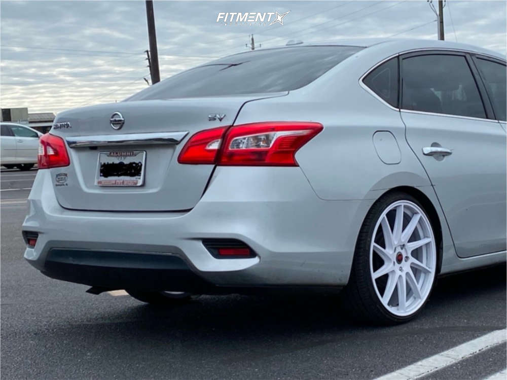 2019 Nissan Sentra SV with 20x8 Revolution Racing Rr31 and Lexani ...