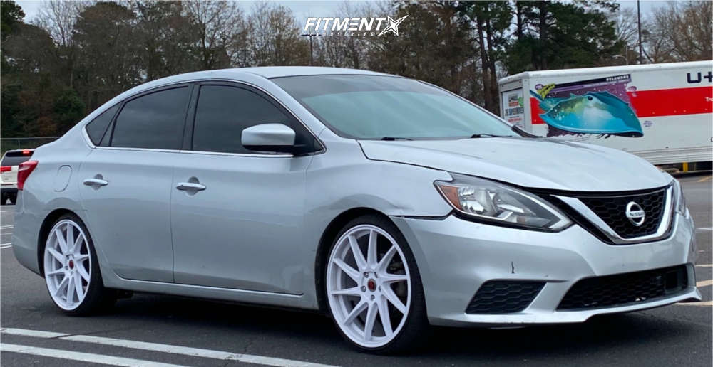 2019 Nissan Sentra SV with 20x8 Revolution Racing Rr31 and Lexani ...