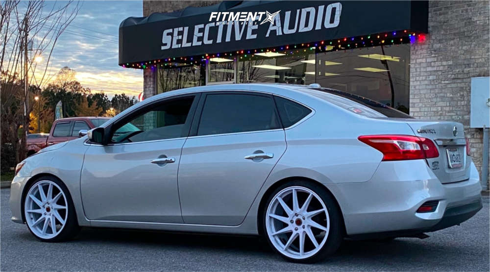 2019 Nissan Sentra SV with 20x8 Revolution Racing Rr31 and Lexani ...