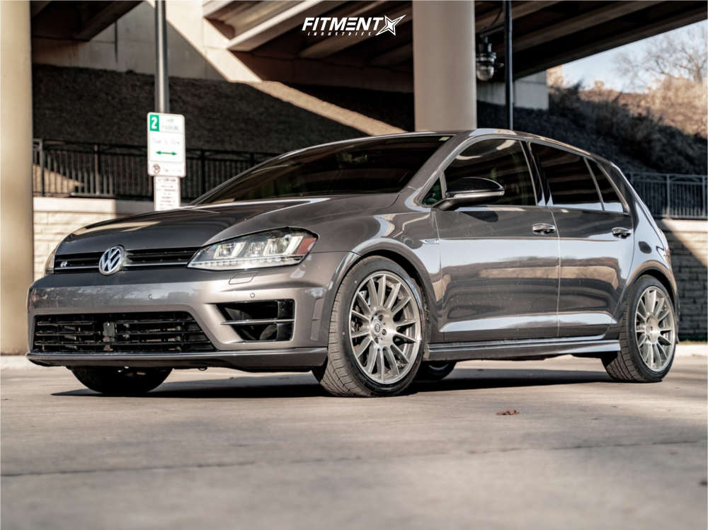 2017 Volkswagen Golf R Base with 18x8.5 Anovia Kenzo and Kosic 235x40 ...