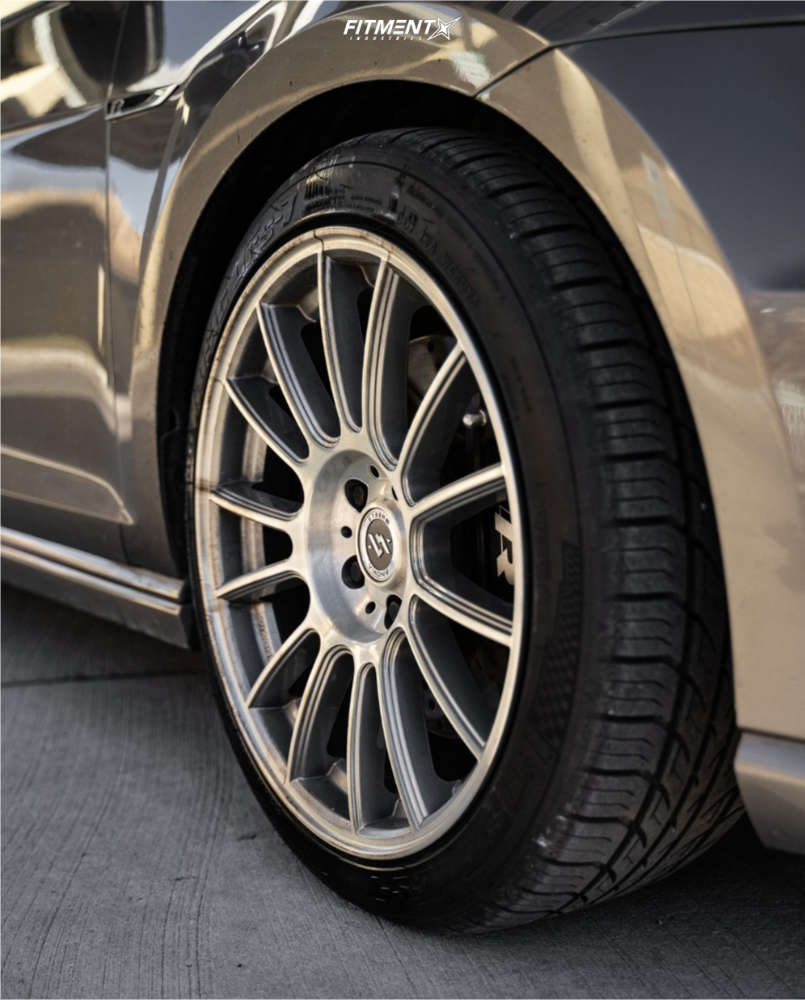 2017 Volkswagen Golf R Base with 18x8.5 Anovia Kenzo and Kosic 235x40 ...