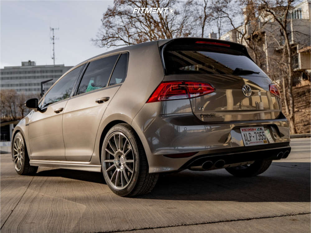 2017 Volkswagen Golf R Base with 18x8.5 Anovia Kenzo and Kosic 235x40 ...