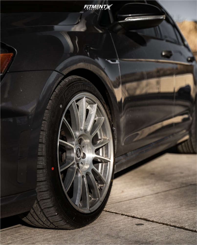 2017 Volkswagen Golf R Base with 18x8.5 Anovia Kenzo and Kosic 235x40 ...