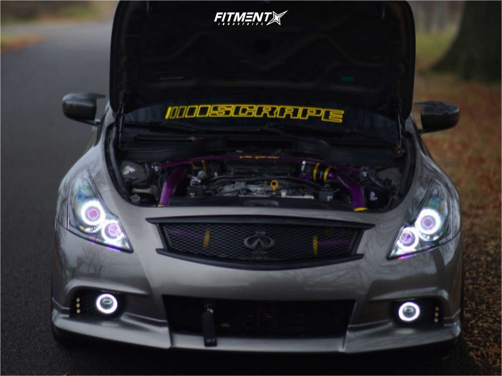 2010 INFINITI G37 X with 19x9.5 Kansei Tandem and Continental 255x40 on ...