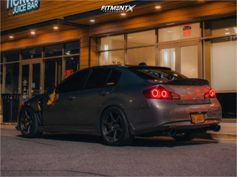 2010 INFINITI G37 X with 19x9.5 Kansei Tandem and Continental 255x40 on ...