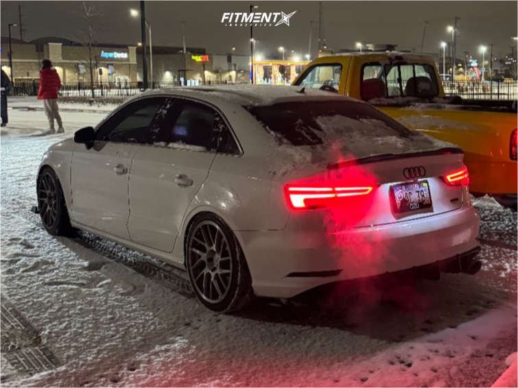 2019 Audi A3 Quattro Premium with 18x8.5 Anovia Elder and Nitto 225x40 on Coilovers | 3213786 ...