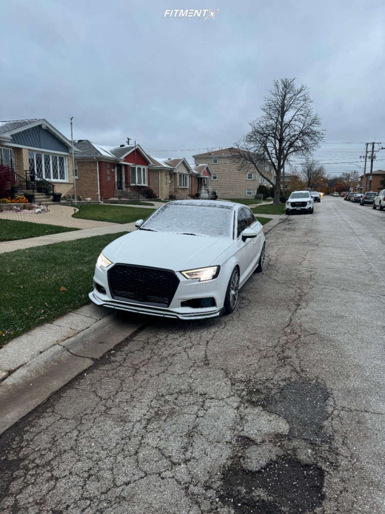 2019 Audi A3 Quattro Premium with 18x8.5 Anovia Elder and Nitto 225x40 ...