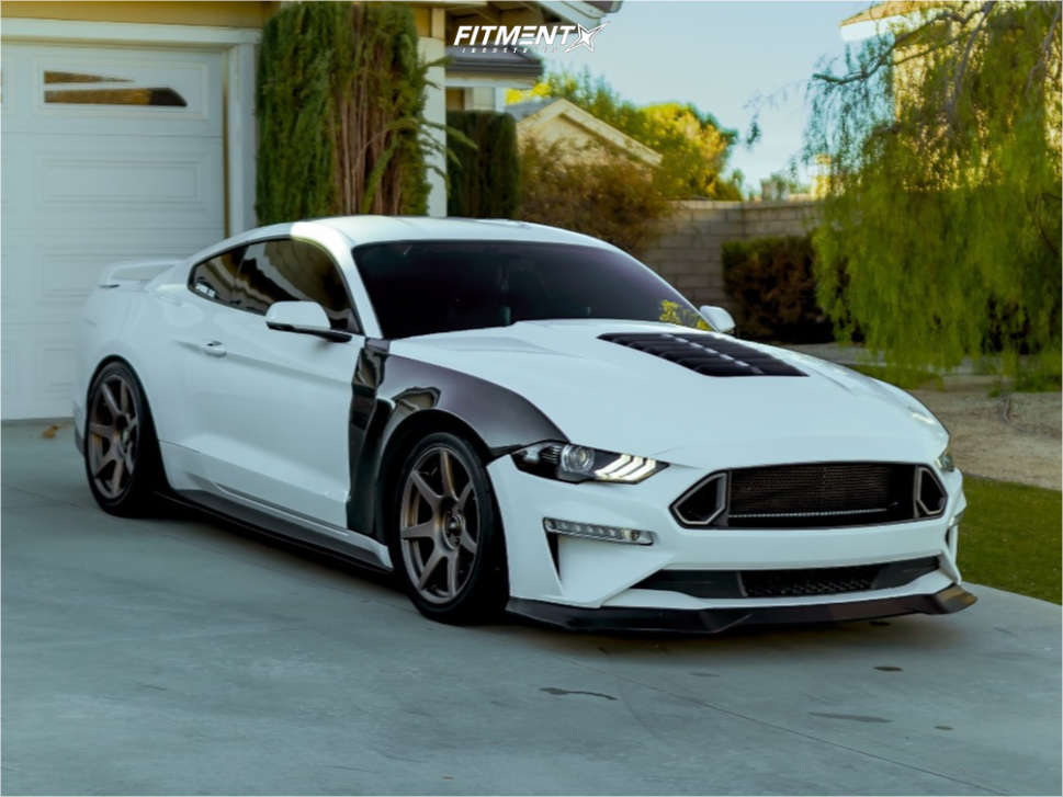 2018 Ford Mustang GT Premium with 19x10 SVE R350 and Nitto 285x35 on ...