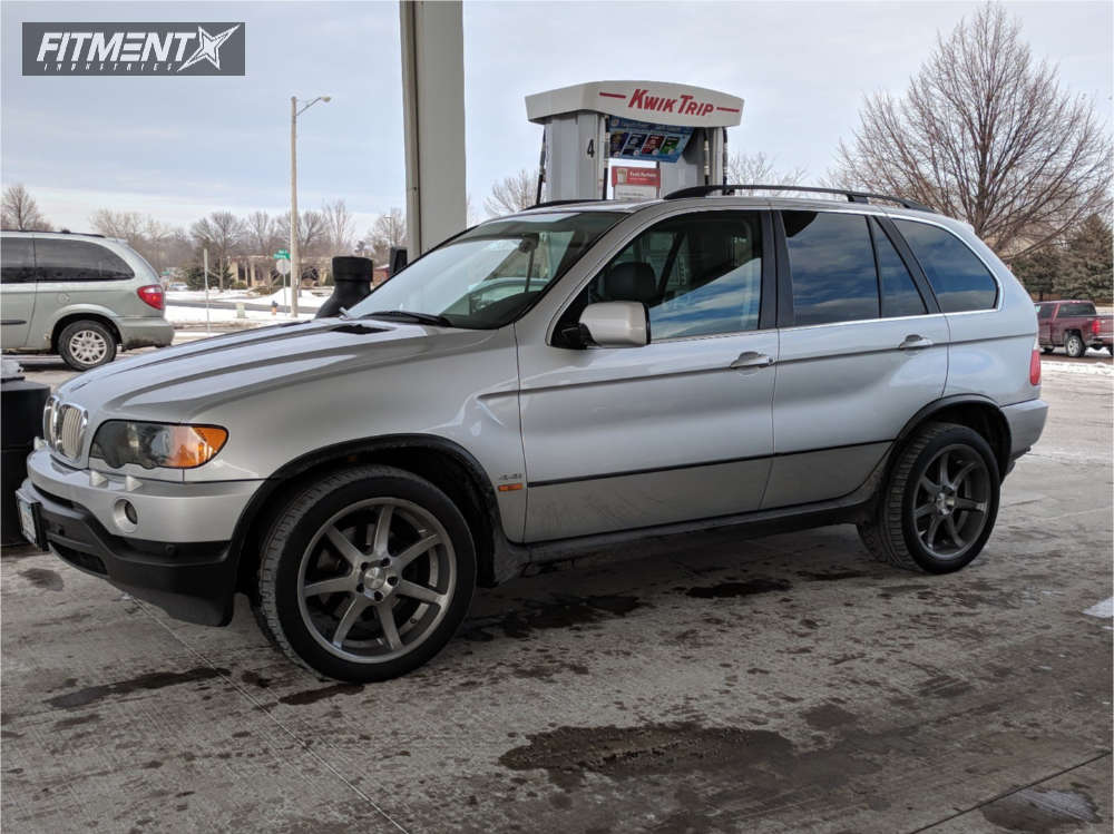 2001 BMW X3 Base with 20x9 Breyton Visions and Continental 275x40 on ...