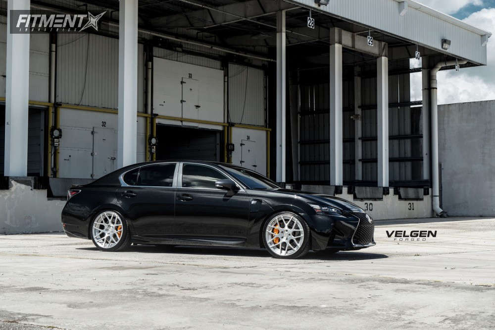 2016 Lexus GS F Base with 20x9.5 Velgen Vfdb7 and Hankook 245x35 on ...