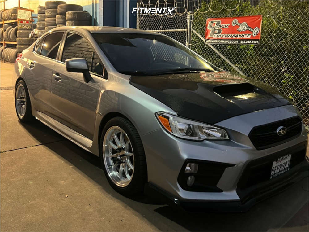 2020 Subaru WRX Premium with 18x8.5 Aodhan Ds07 and Arroyo 245x40 on ...