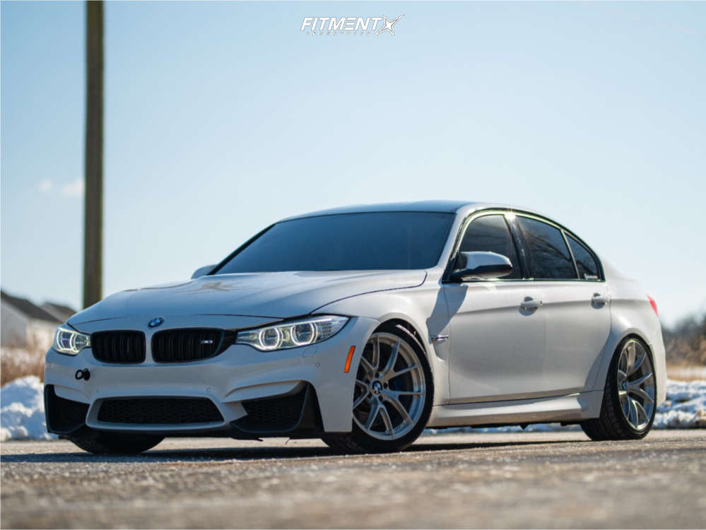 2016 BMW M3 Base with 19x10 Apex Vs-5rs and Nitto 265x35 on Lowering ...