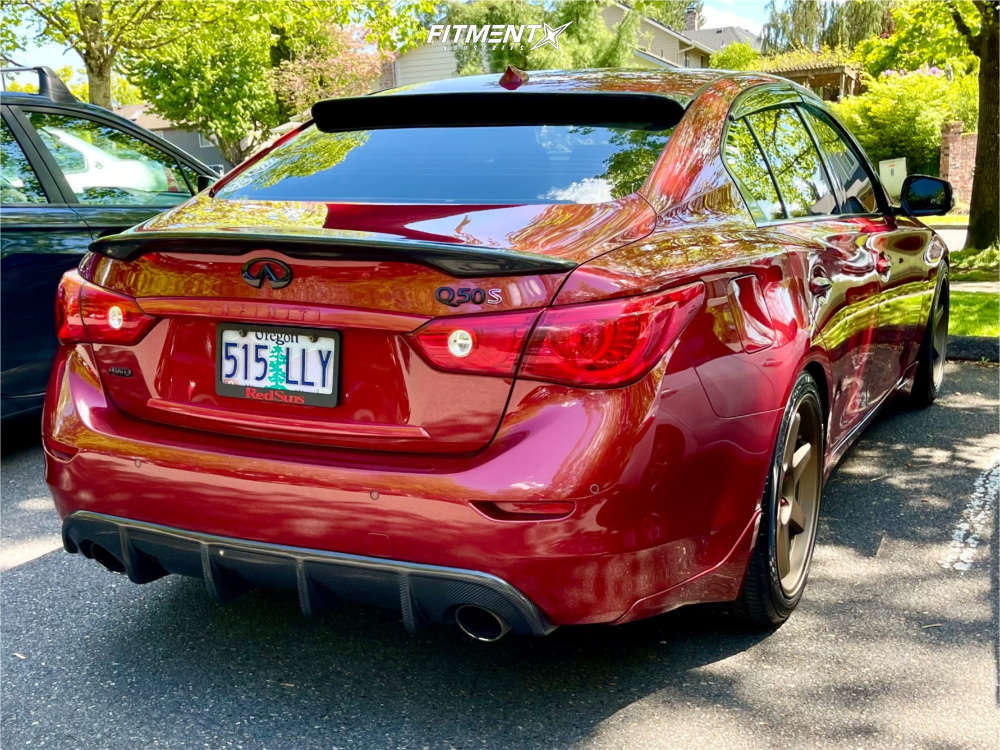 2014 INFINITI Q50 Sport with 19x9.5 ESR Sr07 and Yokohama 255x40 on ...