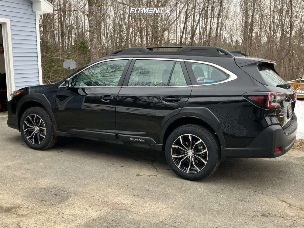2025 Subaru Outback Base with 18x8 RTX Black Widow and Lexani 225x60 on ...