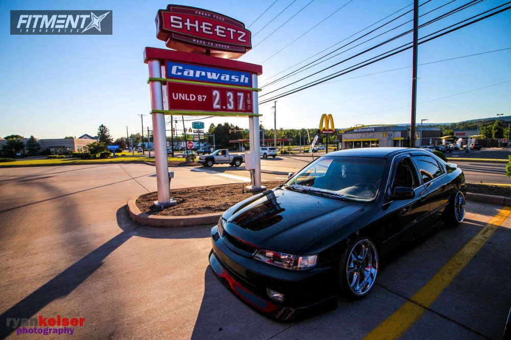 1997 Honda Accord EX with 18x9.5 Weds Cerberus II and Nankang 215x40 on ...