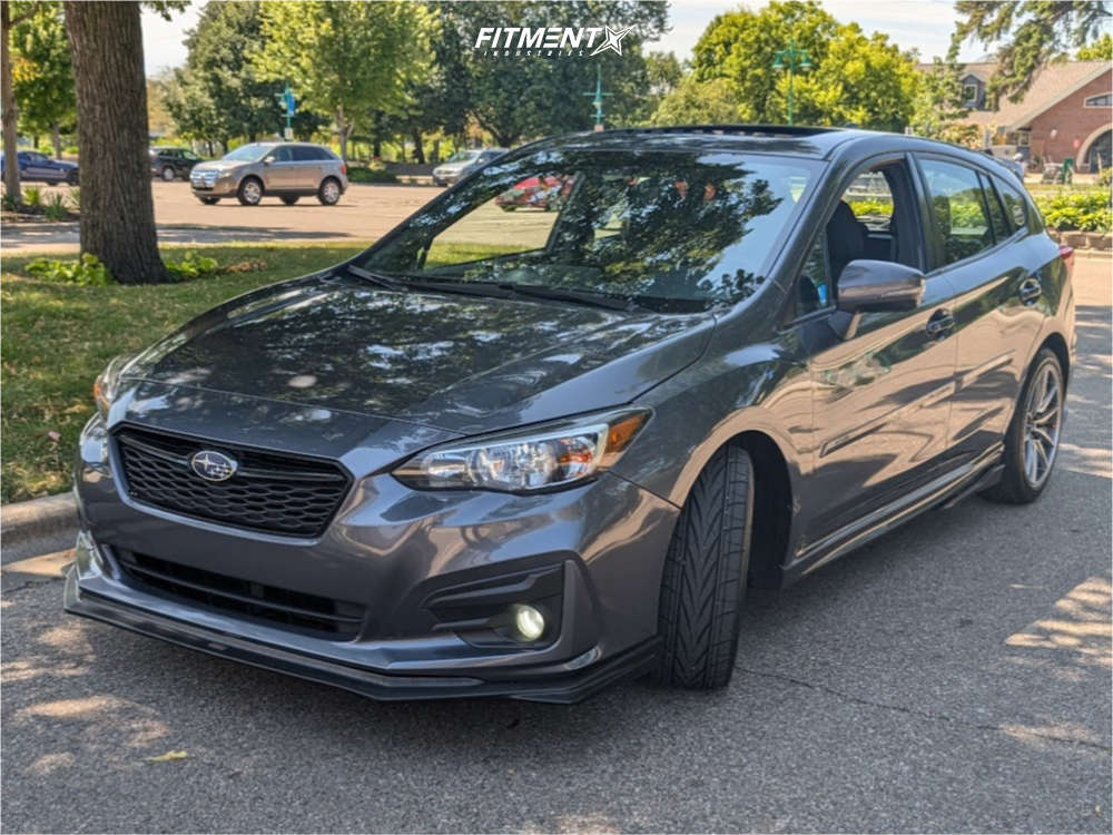 2017 Subaru Impreza Sport with 18x8 Konig Oversteer and Forceum 235x40 ...