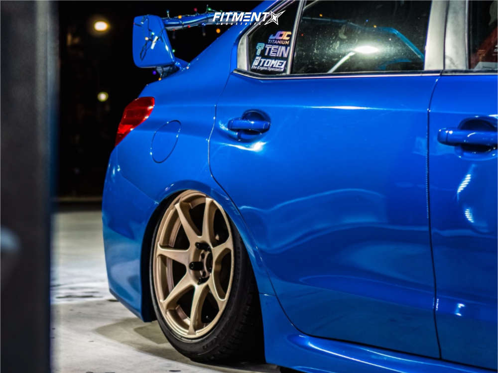 2015 Subaru WRX STI Base with 17x9 MB Wheels Battles and Falken 225x45 ...