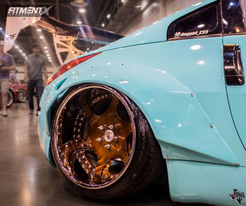 2004 Nissan 350Z Base with 19x12 Weds Bazreia and 255x30 on Air ...