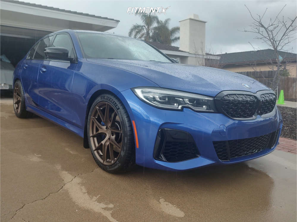 2021 BMW M340i Base with 19x8.5 Aodhan Aff7 and Michelin 245x40 on ...