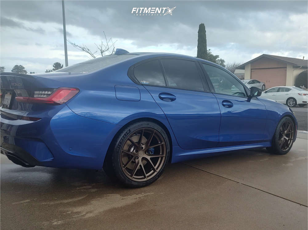 2021 BMW M340i Base with 19x8.5 Aodhan Aff7 and Michelin 245x40 on ...