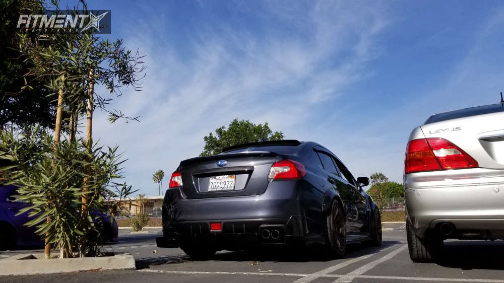 2015 Subaru WRX STI Base with 18x10.5 Ambit Rt8 and Federal 275x35 on ...