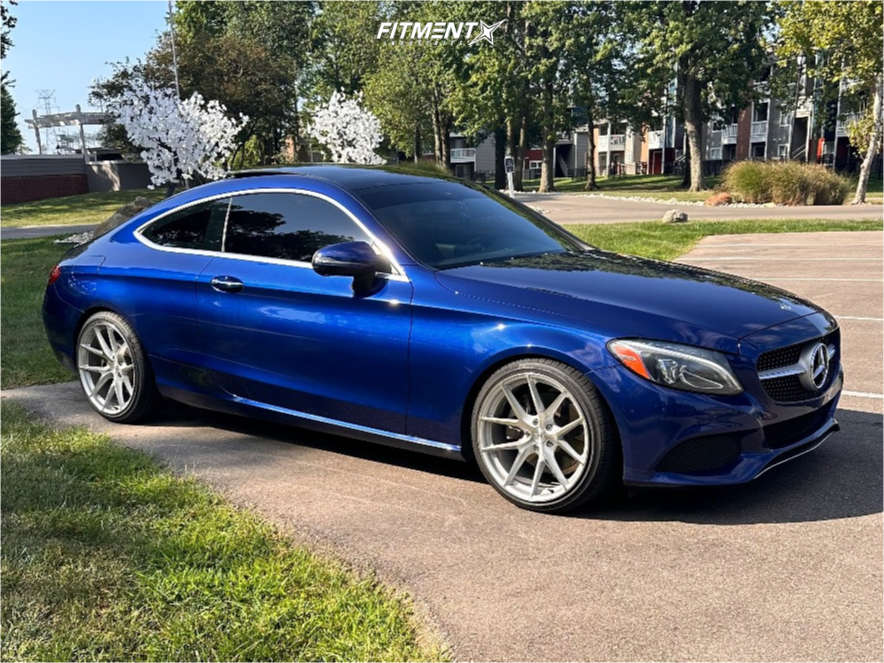 2017 Mercedes-Benz C300 4Matic with 19x9.5 Aodhan Aff7 and Lexani ...