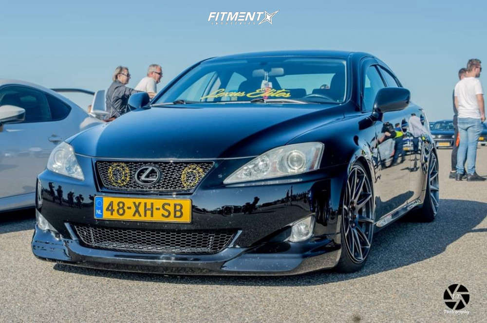 2008 Lexus IS250 Base with 19x9.5 Japan Racing Jr11 and Dunlop 205x35 ...