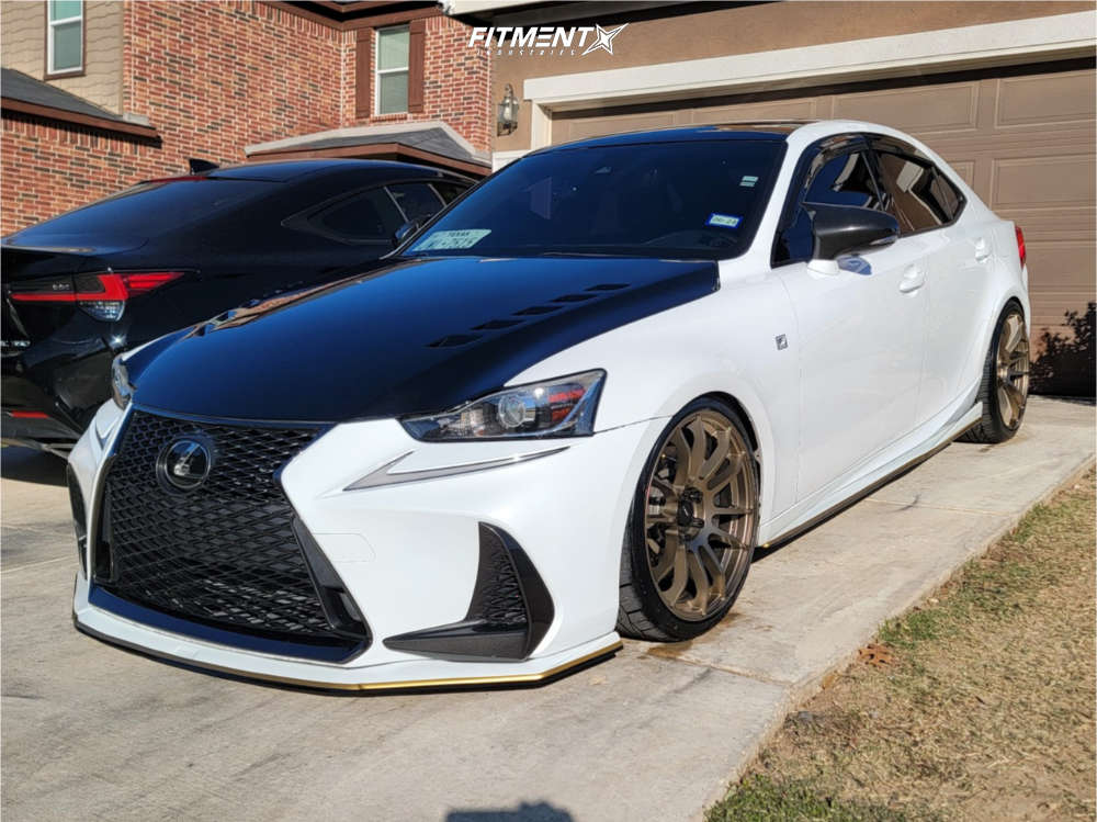 2017 Lexus IS350 F Sport with 19x8.5 AVID1 Av20 and Toyo Tires 225x35 ...