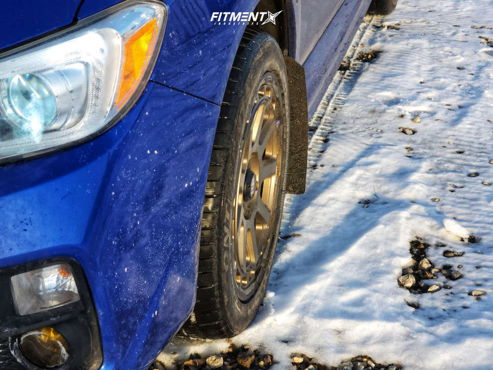 2017 Subaru WRX Base with 17x8 Sparco Gravel and Continental 245x45 on ...