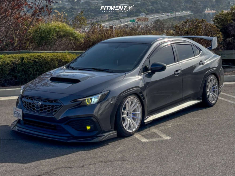 2022 Subaru WRX Base with 18x9.5 Gram Lights 57xtreme Spec-d and ...