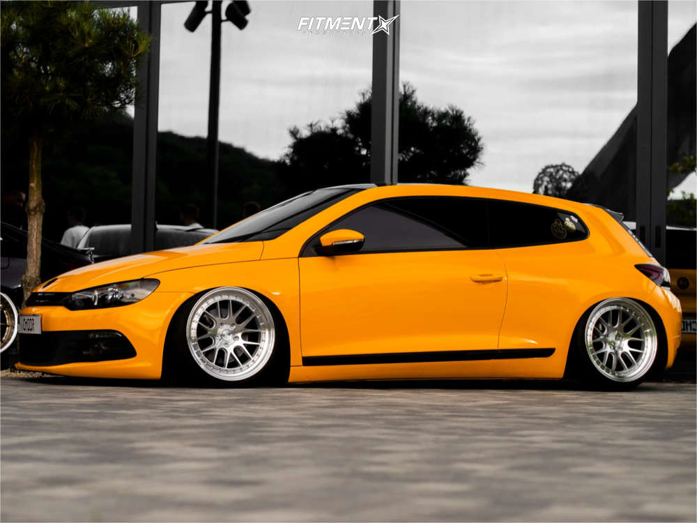 2012 Volkswagen Scirocco Base with 19x9.5 Japan Racing JR40 and Falken ...
