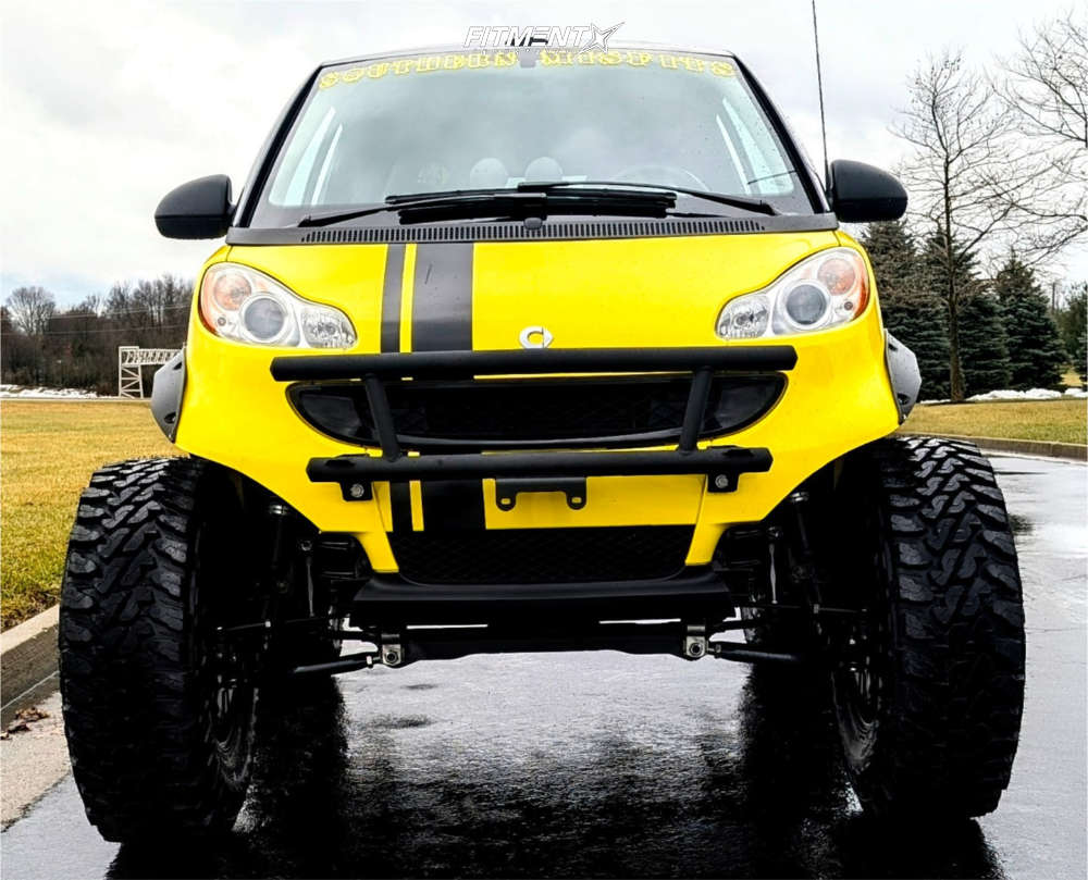 2008 Smart Fortwo Passion Cabrio with 15x8 Vors Vr7 and Yokohama 31x10 ...