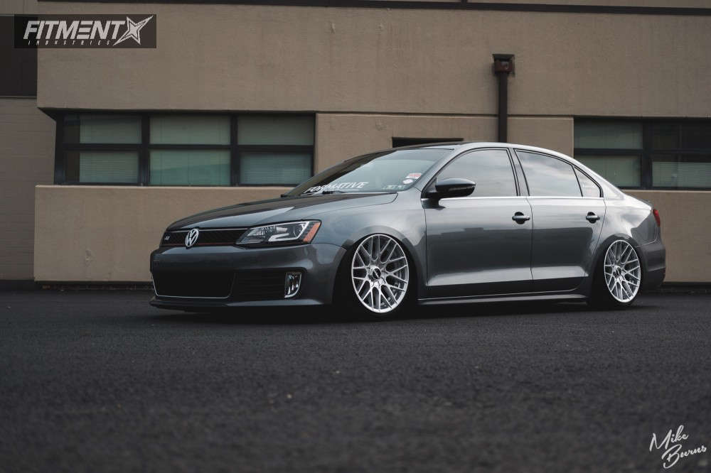 Jetta Gli 2014 Slammed 2014 Volkswagen Jetta SE With 18x9.5 Rotiform