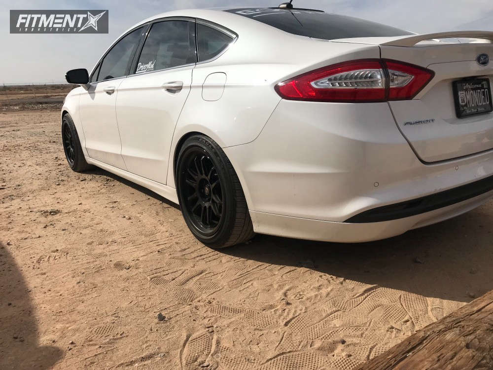 2013 Ford Fusion SE with 18x9 Cosmis Racing XT-206R and Goodyear 235x45 ...