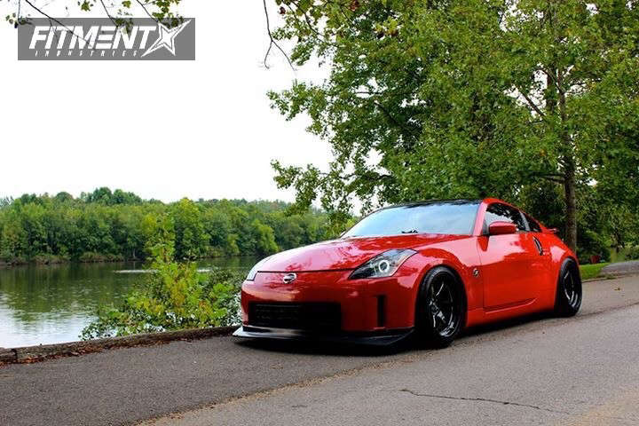 2008 Nissan 350Z Base with 18x11 Cosmis Racing XT-006R and Toyo Tires ...