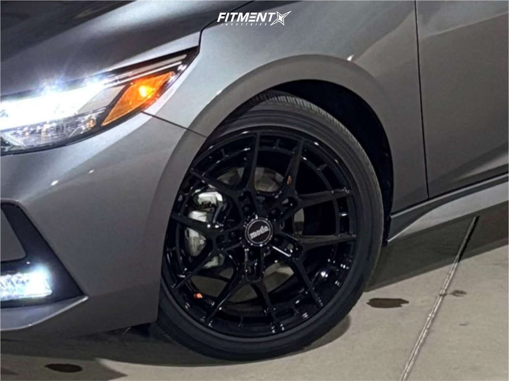 2023 Nissan Sentra SR with 18x8 Moda MD32 and Hankook 215x45 on Stock ...