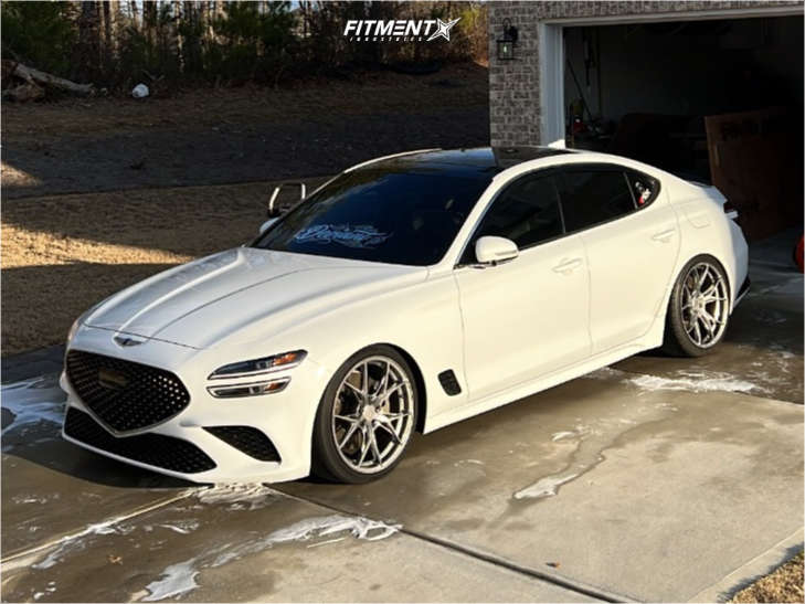 2023 Genesis G70 Sport Advanced with 19x8.5 ARK Performance Ab-15s and ...