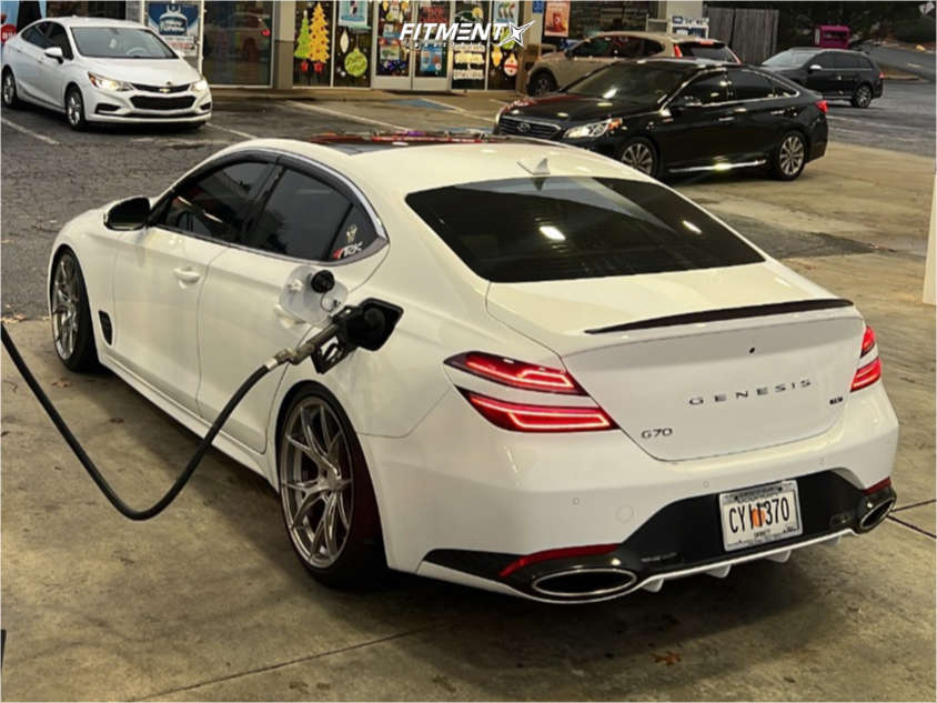 2023 Genesis G70 Sport Advanced with 19x8.5 ARK Performance Ab-15s and ...