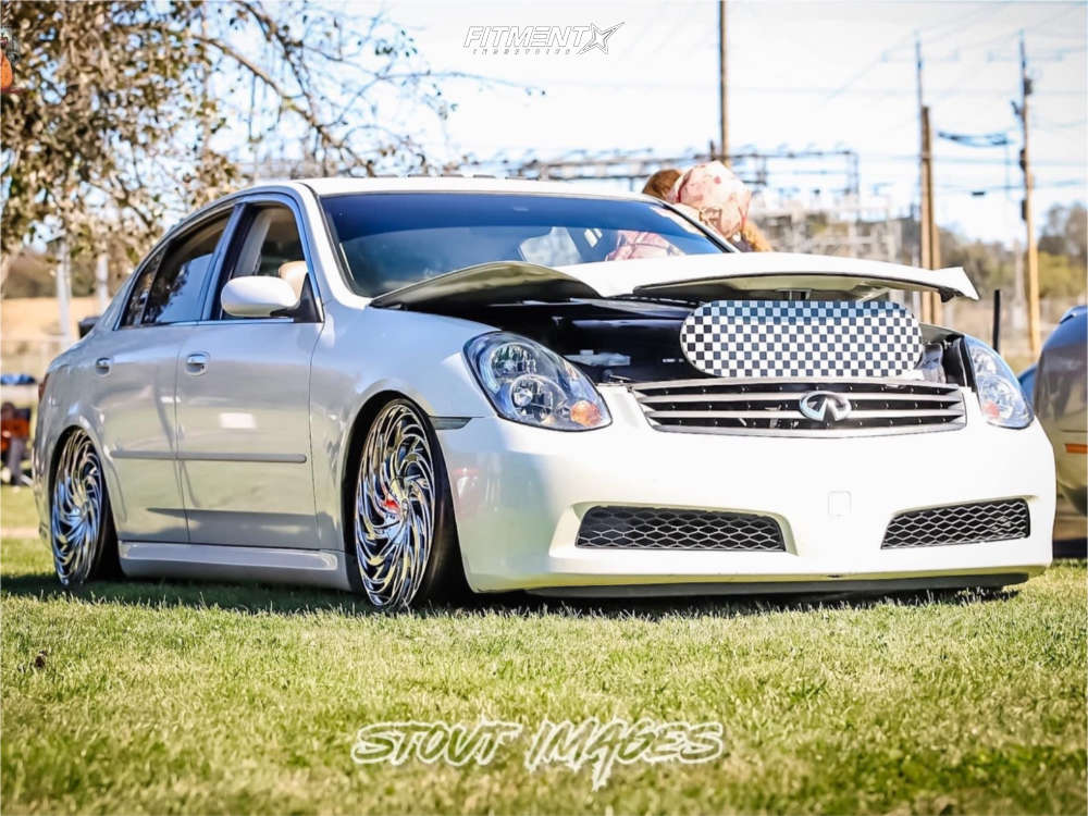 2005 INFINITI G35 Base with 20x8.5 Azara Aza-531 and Lexani 225x35 on ...