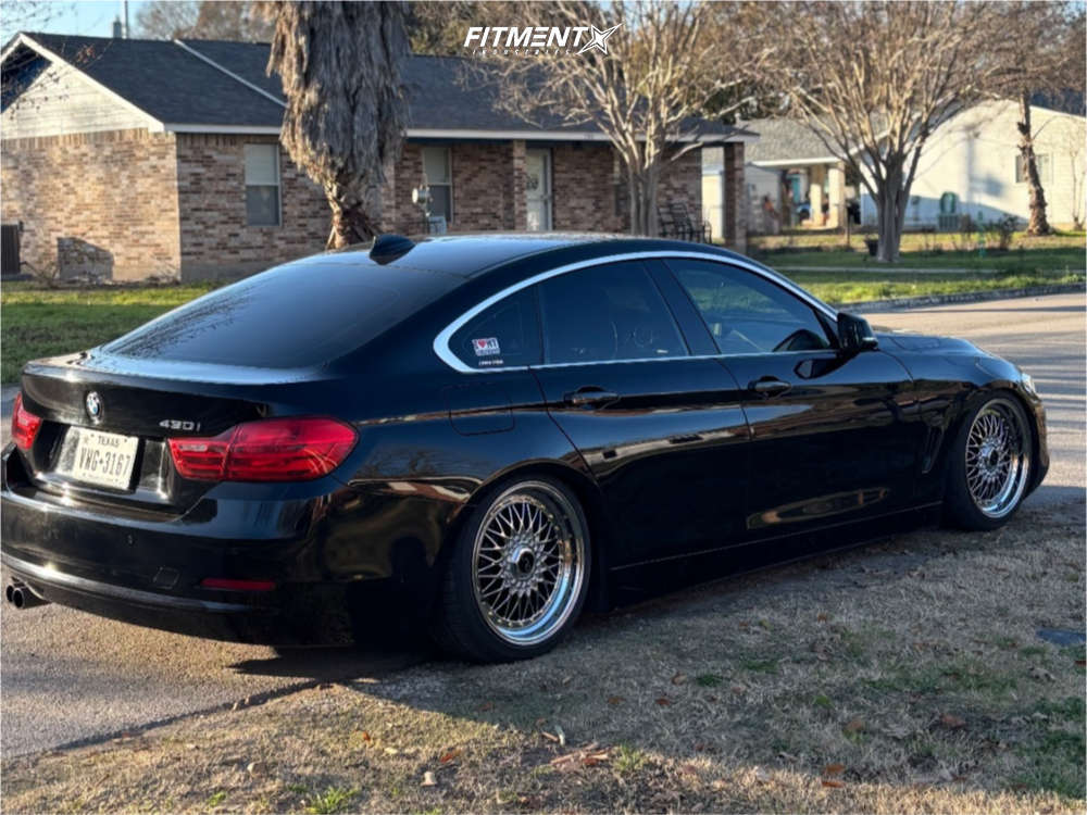 2017 BMW 430i Gran Coupe Base with 18x8.5 JNC Jnc004 and Kosic 225x40 ...