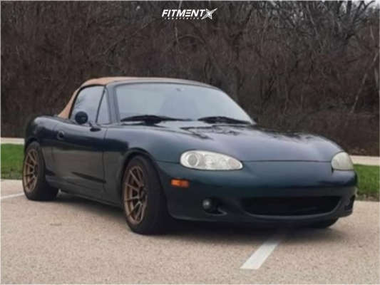 2004 Mazda Miata LS with 15x8 Advanti Racing Storm S1 and Hankook ...