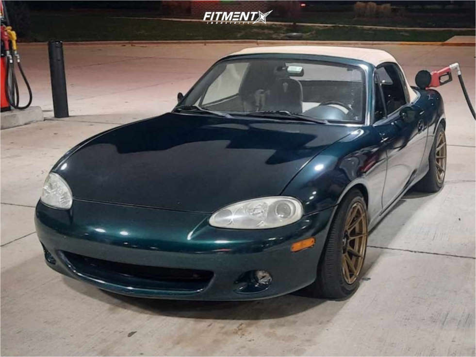 2004 Mazda Miata LS with 15x8 Advanti Racing Storm S1 and Hankook ...