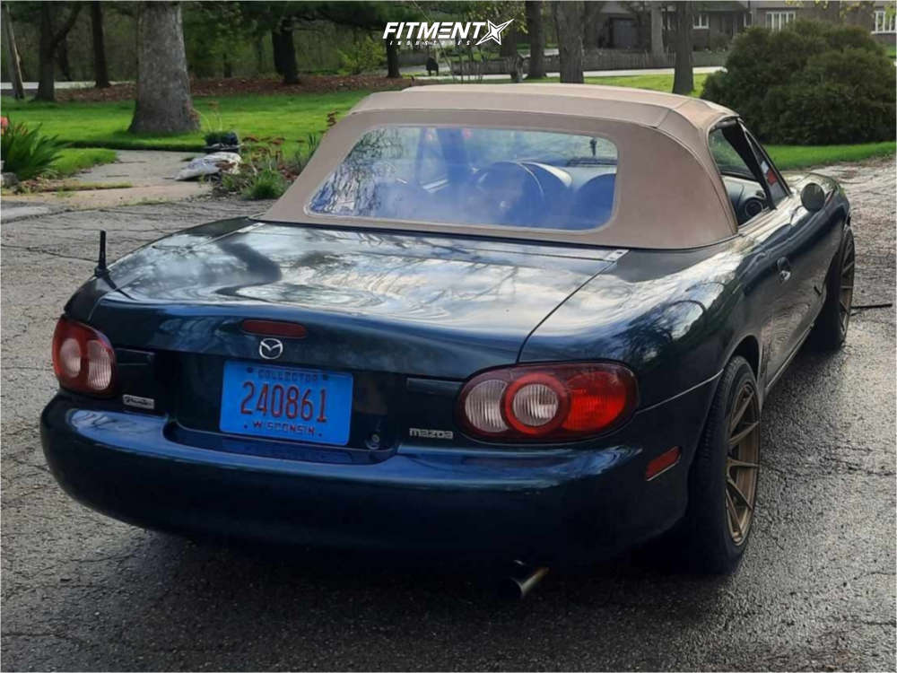 2004 Mazda Miata LS with 15x8 Advanti Racing Storm S1 and Hankook ...