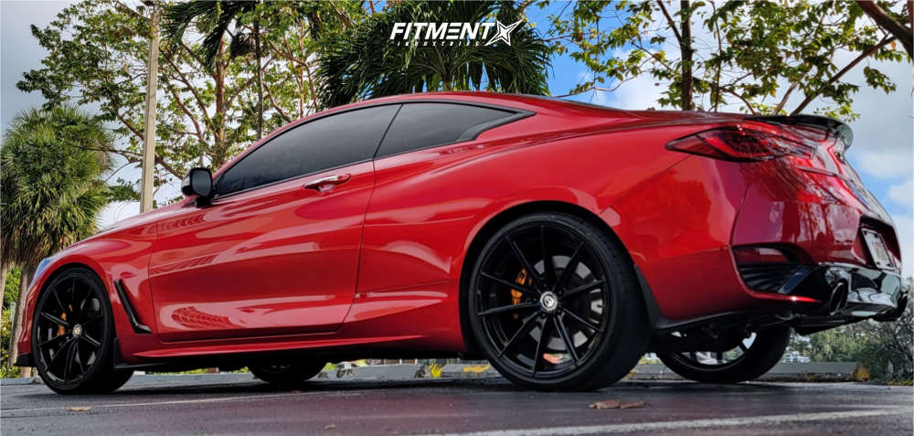 2021 INFINITI Q60 Red Sport 400 with 20x9 Curva C46 and Bridgestone ...